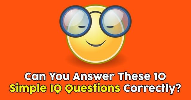 Can You Answer These 10 Simple IQ Questions Correctly? | RocketQuizzes